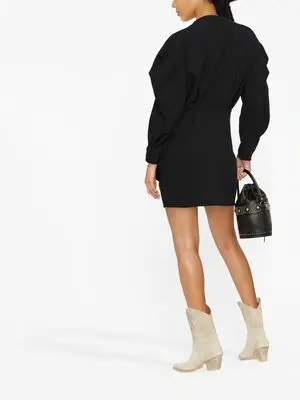 IRO PARIS Sofi Long-sleeved Gathered Dress