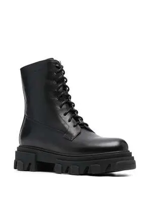 CHIARA FERRAGNI Leather Lace-up Boots