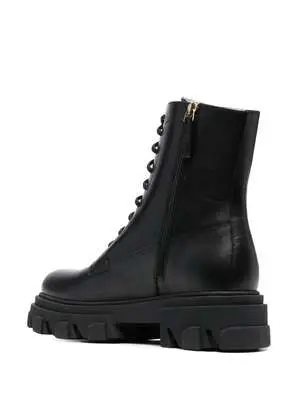 CHIARA FERRAGNI Leather Lace-up Boots
