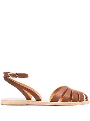 ANCIENT GREEK SANDALS Aella Flat Sandals - Brown