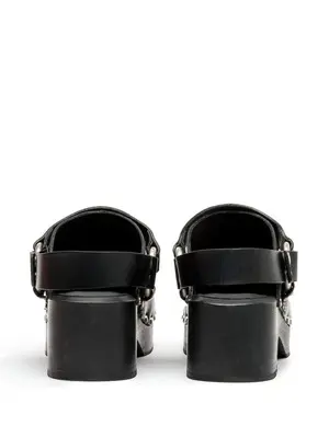 RE/DONE 70's Stud-embellished Mules