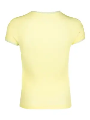Sunnei Appliqué Slogan T-shirt - Yellow