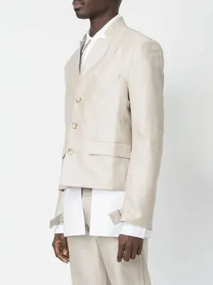 DELADA Cropped V-neck Blazer