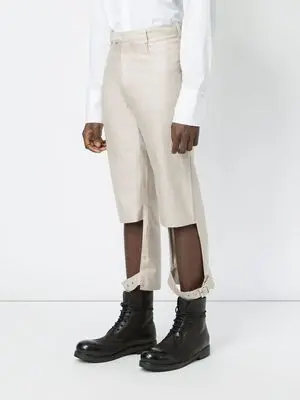 DELADA Cut-out Belted Trousers