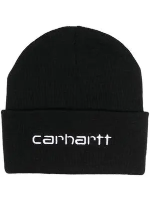 Carhartt Work In Progress Script Logo Beanie - Black