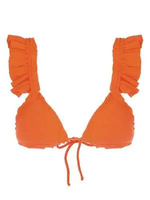 CLUBE BOSSA Laven Triangle Bikini Top - Orange