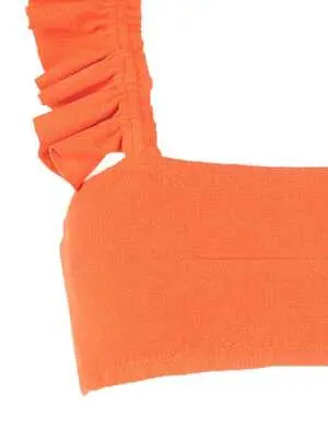 CLUBE BOSSA Zarbo Square-neck Bikini Top - Orange