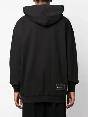 We11Done Logo-print Hoodie - Black