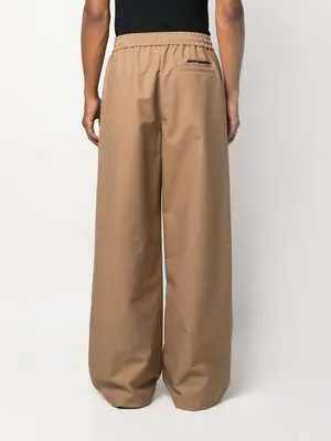 Off-White Logo-embossed Wide-leg Trousers