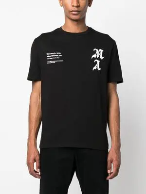Amiri X Wes Lang Checker Skull T-shirt