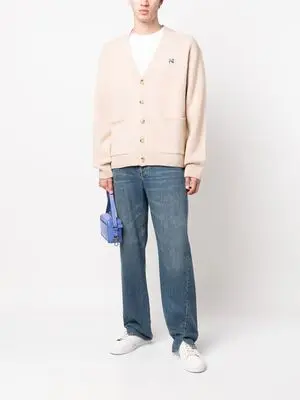 Maison Kitsuné Fox Head Patch Cardigan