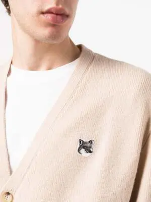 Maison Kitsuné Fox Head Patch Cardigan