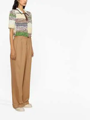 Marni High-waisted Wide-leg Trousers