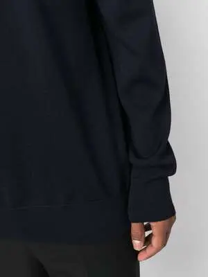 JIL SANDER Crew-neck Wool Jumper - Blue