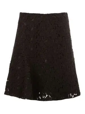 Giambattista Valli Lace Pleated Skirt