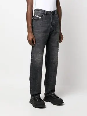 DIESEL® 2010 D-macs 007j5 Straight-leg Jeans - Black