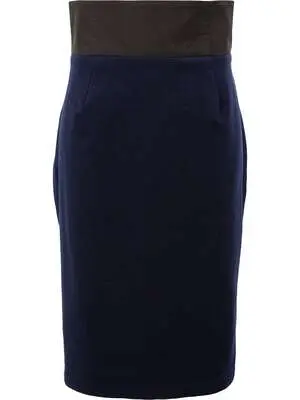 AGANOVICH Fitted High-waist Skirt