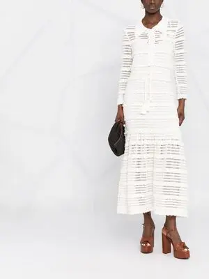 Zimmermann Crochet-detail Long-sleeve Maxi Dress