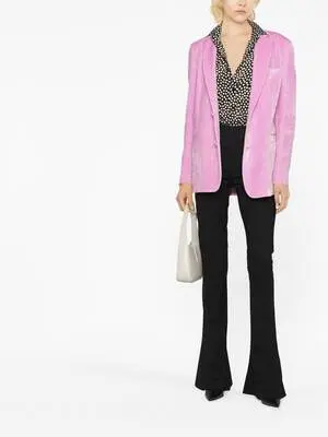 Etro Paisley Velvet Blazer - Pink