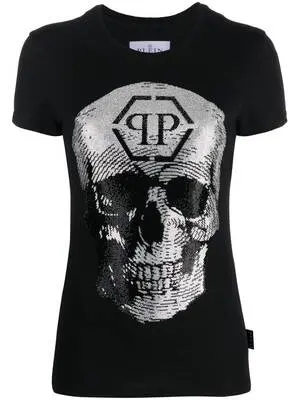 Philipp Plein Skull Print T-shirt - Black