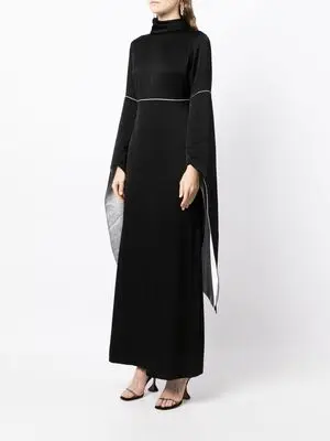 BARUNI Elizabeth Cape-design Maxi Dress