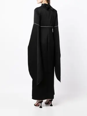 BARUNI Elizabeth Cape-design Maxi Dress