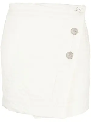 Emporio Armani Quilted Wrap Skirt