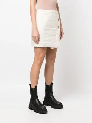 Emporio Armani Quilted Wrap Skirt
