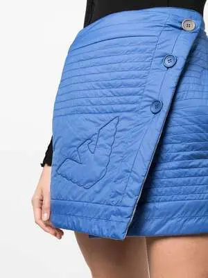 Emporio Armani Quilted Wrap Mini Skirt