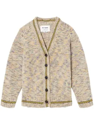 RE/DONE 90s Oversized-cardigan - Brown