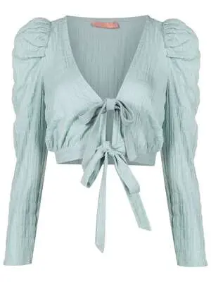 CLUBE BOSSA Mandoline Cropped Blouse
