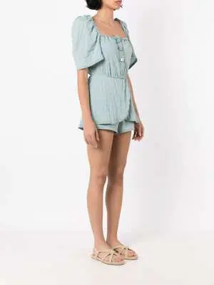CLUBE BOSSA Folina Square-neck Playsuit