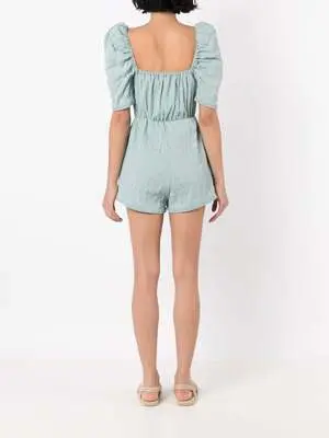 CLUBE BOSSA Folina Square-neck Playsuit