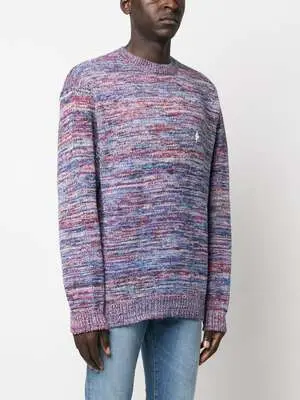 COUNTY OF MILAN Marcelo Burlon Logo Patch Crew-neck Jumper