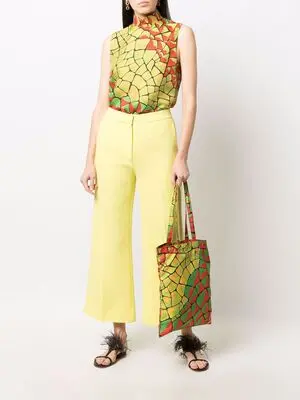 Emilio Pucci Pressed-crease Flared Trousers