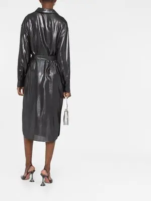 Brunello Cucinelli Shiny Wrap Dress