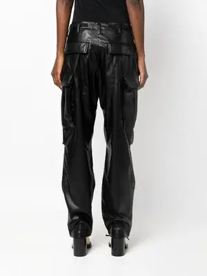 Rag & Bone Faux-leather Cargo Trousers