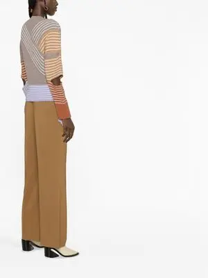 Stella McCartney 3d Stripes Wool Sweater
