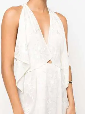 Zeus+dione Pomaki Floral-embroidered Silk Maxi Dress