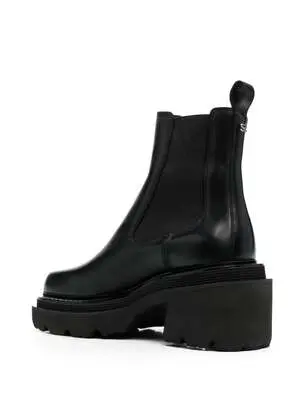 Sandro Square Toe 80mm Boots