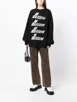 We11Done Logo-embroidered Jumper