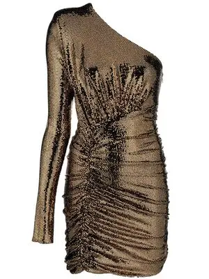 Alexandre Vauthier Sequin-embellished Ruched Dress
