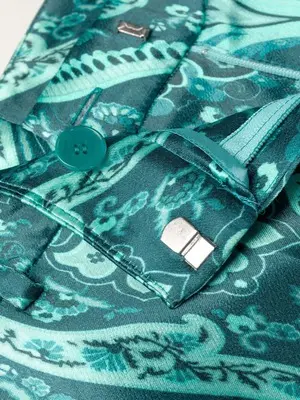 Etro Paisley-pattern Flared Trousers