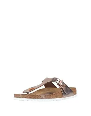 BIRKENSTOCK Thong Sandal In Soft Leather - Orange