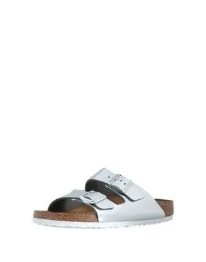 BIRKENSTOCK Leather Sandals - Silver