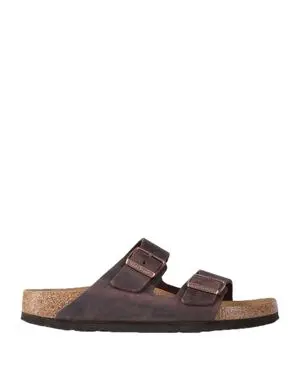 BIRKENSTOCK BIRKENSTOCK Chocolate Soft Leather Sandals Cocoa