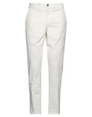 CRUNA Man Pants Beige Size 38 Cotton, Elastane White