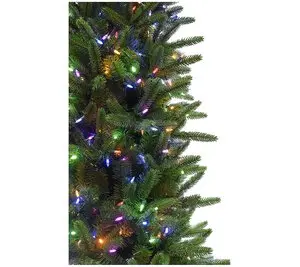FRASER HILL FARM 9' Carmel Pine Slim Artificial Christmas
