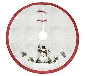 C&F HOME 54' Woodland Tree Skirt - One-color