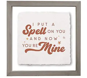 SINCERE SURROUNDINGS 10' Spell You're Mine Floa Ting Frame Art